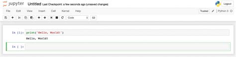 Jupyter Notebook Hello World Python3 Data36
