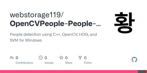 github webstorage119 opencvpeople people detection using c opencv hog