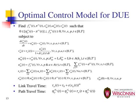 Ppt Quasi Variational Inequality Formulations And Solution Approaches For Dynamic User