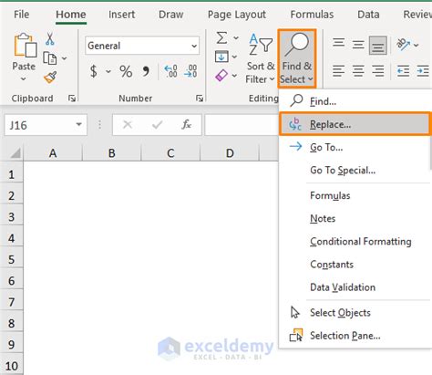 How To Find And Replace Within Selection In Excel Methods