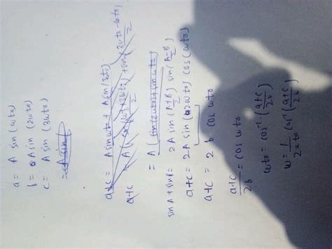 A Particle Executes Simple Harmonic Motion And Is Located A B And C Times To To And To