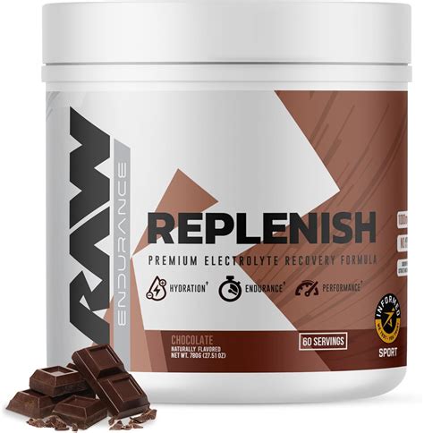 Raw Replenish Premium Electrolytes Powder Recovery Formula