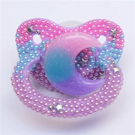 Pastel Magic Adult Pacifier Peach Collective