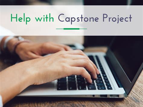 get expert help with capstone project