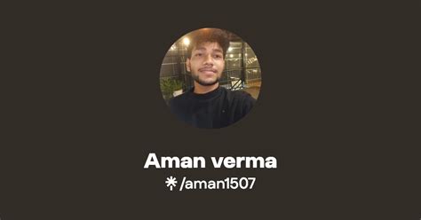 Aman Verma Linktree