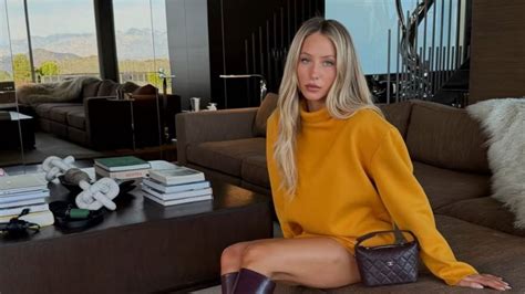 Alix Earle Sitting In Yellow Mini Dress Is Must See Mandatory