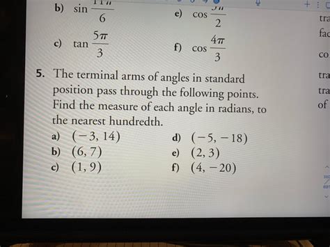 [grade 12 Trig] How Do I Do An Example From 5 R Homeworkhelp