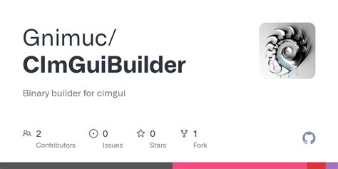 Github Gnimuccimguibuilder Binary Builder For Cimgui
