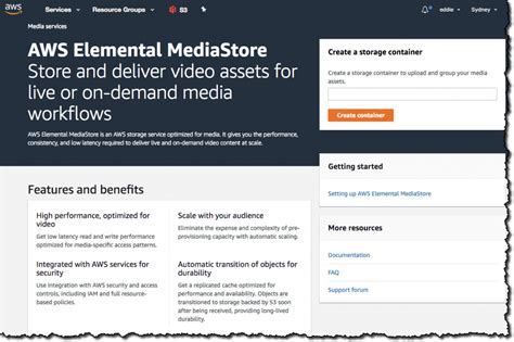 How To Send Live Video To AWS Elemental MediaStore AWS For M E Blog