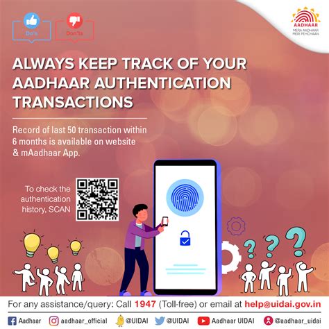 Aadhaar On Twitter DosandDontsonAadhaarUsage You Can See Your Aadhaar Authentication History