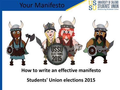 PPT How To Write An Effective Manifesto Babes Union Elections 2015 PowerPoint Presentation