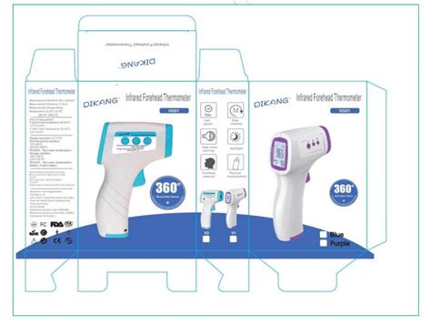 Export LCD Display Non Contact Infrared Thermometer