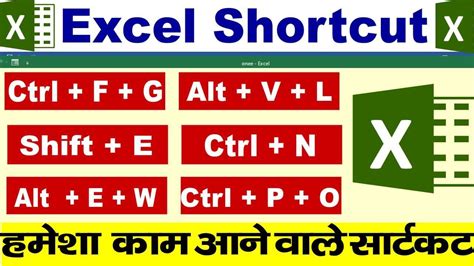 Most Important Shortcut Keys Of Ms Excel Excel Shortcuts Add Border