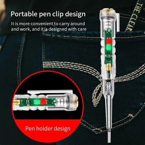 Intelligent Voltage Tester Pen Non Contact Induction Digital Power Detector Pencil Electric