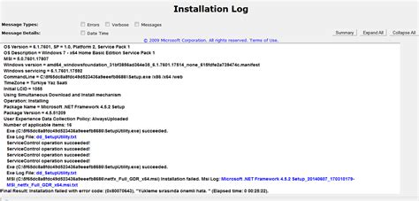 Microsoft Net Framework 4 5 2 Kurulum Hatası Donanımhaber Forum