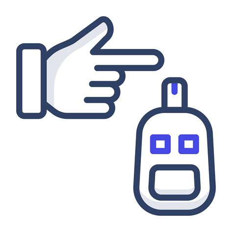 A Sugar Testing Medical Device Glucometer Icon 40210735 Vector Art At Vecteezy