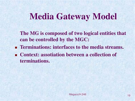 Ppt Media Gateway Control Protocol Megacoh248 Powerpoint