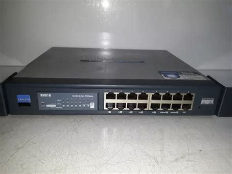 Cisco Rv016 V2 10 100 16 Port Vpn Router Linksys Funcionando Parcelamento Sem Juros