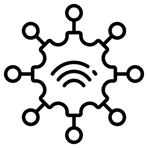 Iot Infrastructure Icon Line Vector Illustration 38493804 Vector Art At Vecteezy