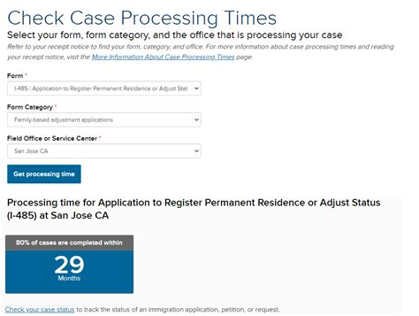 Checking Immigration Case Status And Processing Times