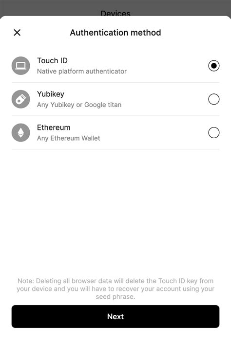 How Do I Add My Devices On The Webauth Browser Wallet Xpr Network