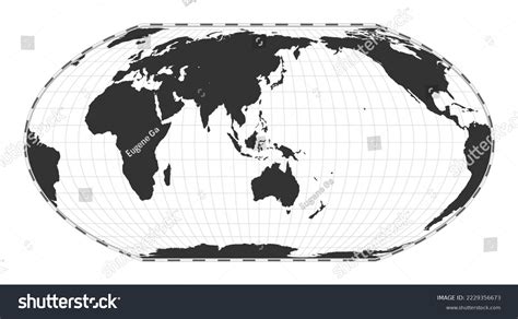 Vector World Map Wagner Iv Projection Stock Vector Royalty Free 2229356673 Shutterstock