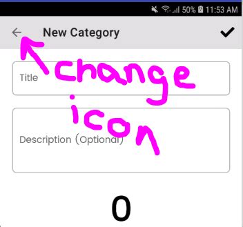 How To Change Toolbar Back Button Icon In Android Material Components