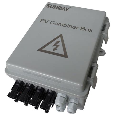 Combiner Box 4 String 63a Circuit Breaker 2 8kv Surge Lightning