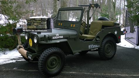 1951 Willys M38 Fully Restored Antique Army Military Jeep