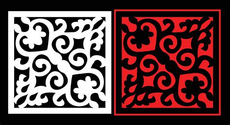 Decorative Wall Panel Set Chinese Mdf Cnc Router Laser Cutting Pattern Design For Mdf Wood