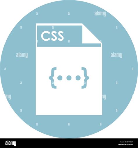 Css File Icon Stock Vector Image And Art Alamy