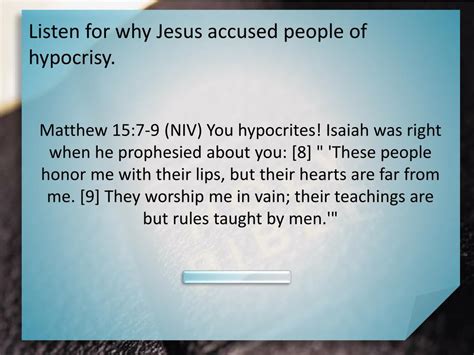 Ppt Gods Word Vs Human Traditions Avoiding Hypocrisy Powerpoint