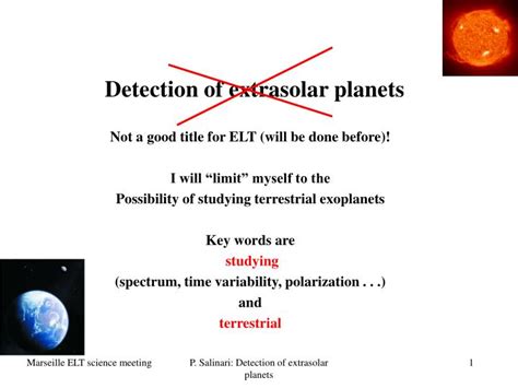 Ppt Detection Of Extrasolar Planets Powerpoint Presentation Free Download Id 6767682