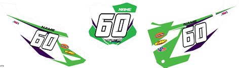 Kawasaki Number Plates Kx Kxf Project Ink Design Co