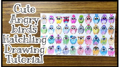 Angry Birds Hatchlings Drawing Tutorial Super Cute Hatchling YouTube