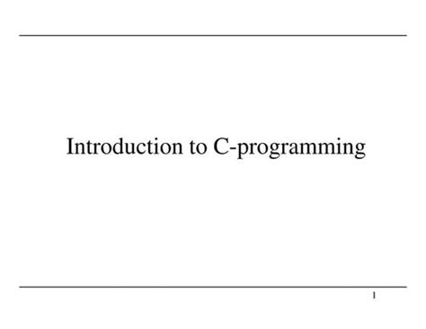Notes Of C Programming 1st Unit Bca I Sem Pdf