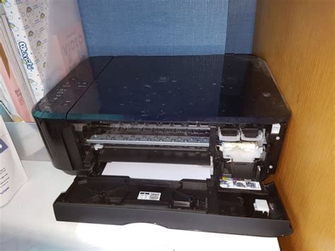 캐논e569 잉크젯프린터 글씨깨짐글자겹침표흔들림 선이삐뚤게 출력되는 증상 네이버 블로그