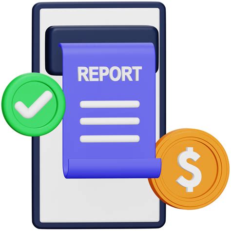 Online Report 3d Rendering Isometric Icon 28114977 Png