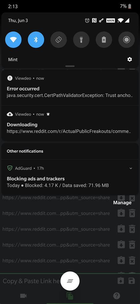 Cert Error When Attempting To Download Video Rviewdeoapp