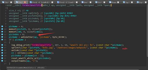 vuln iot tenda w15ev1 formdelwewifipic md at main · zhi0yuan vuln · github