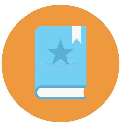 Book Color Isolated Vector Icon That Can Be Easily Modified Or Edit