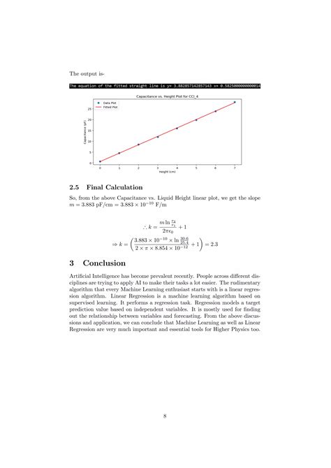 Linear Regression Theory And Application In Physics Point Of View