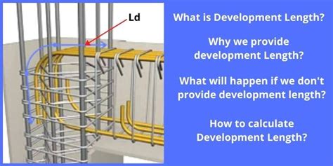 What Is Development Length How To Calculate It Complete Guide Development Length Of Bar