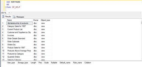 sql sp help sql bi tutorials