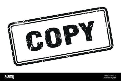 Copy Stamp Copy Square Grunge Sign Copy Stock Vector Image Art Alamy