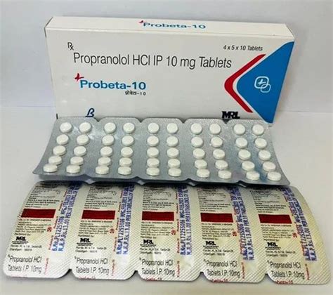 Propranolol Hydrochloride Tablet At Rs 140 Box प्रोप्रानोलोल हाइड्रोक्लोराइड टैबलेट In