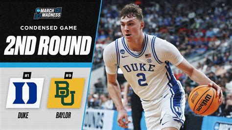 Duke Vs Baylor Second Round Ncaa Tournament Extended Highlights
