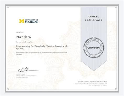 nandita on linkedin i completed programming for everybody getting