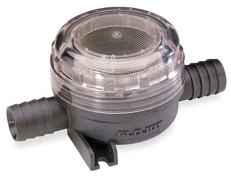 Flojet Inline Strainer Polypropylene 34 In Barb 35 Mesh 70 Psi 2
