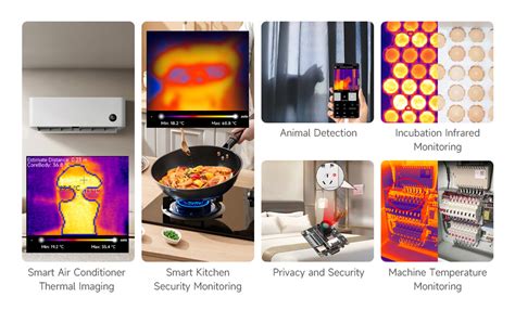 Esp32 S3 Ir Thermal Imaging Camera Module Type C Port 80×62 Pixels 90° Fov Ws 30139